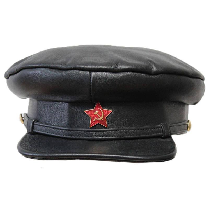 Black Ushanka Russian Army Soviet Military Original Fur Winter ...